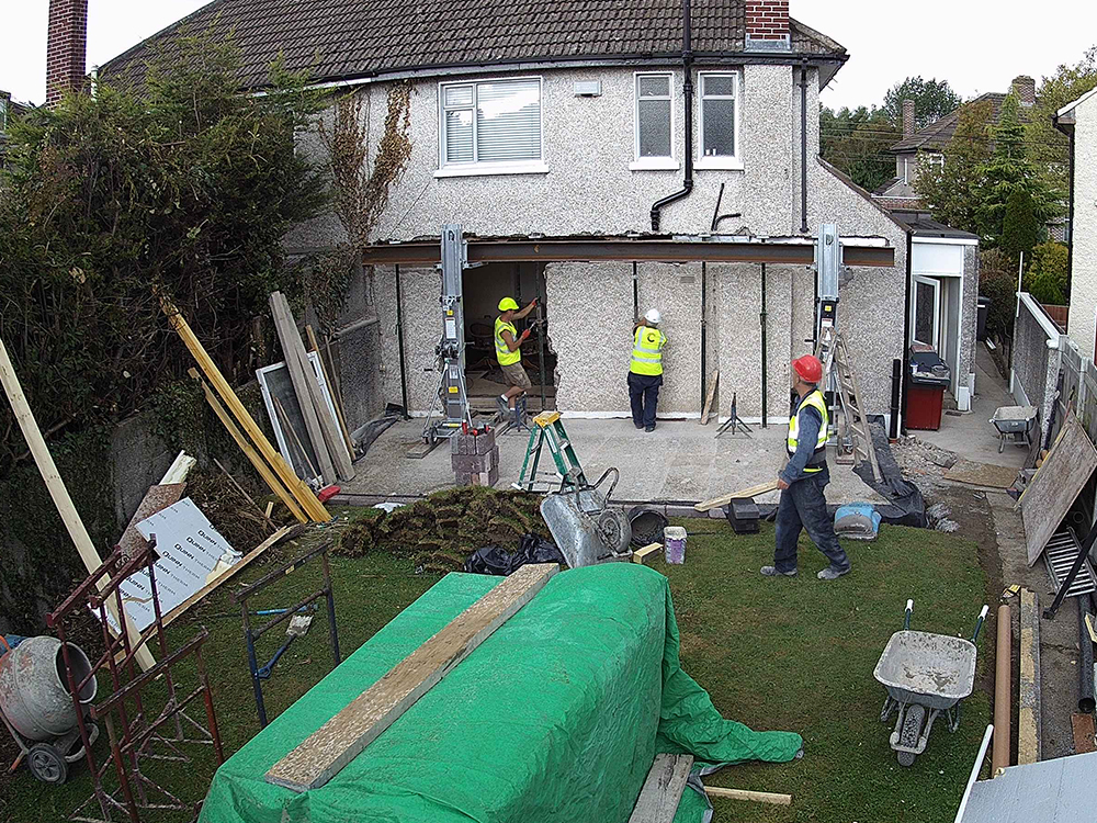 Guardian Home Extension - Build Diary Dublin - Week One - Celuplast
