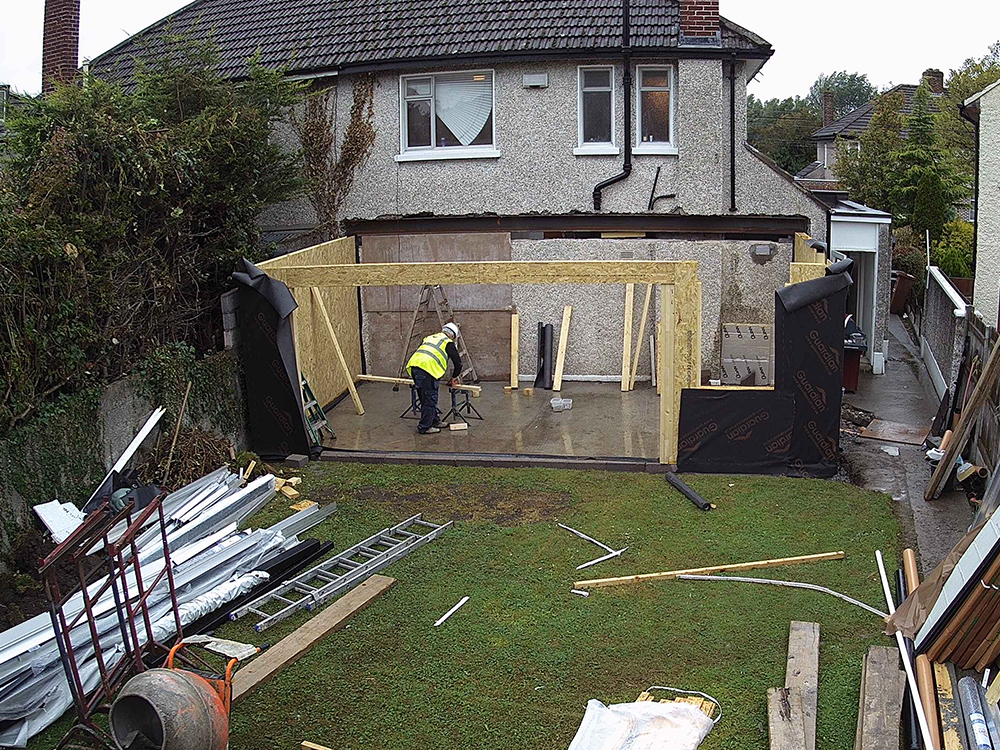 Guardian Home Extension - Build Diary Dublin - Week One - Celuplast