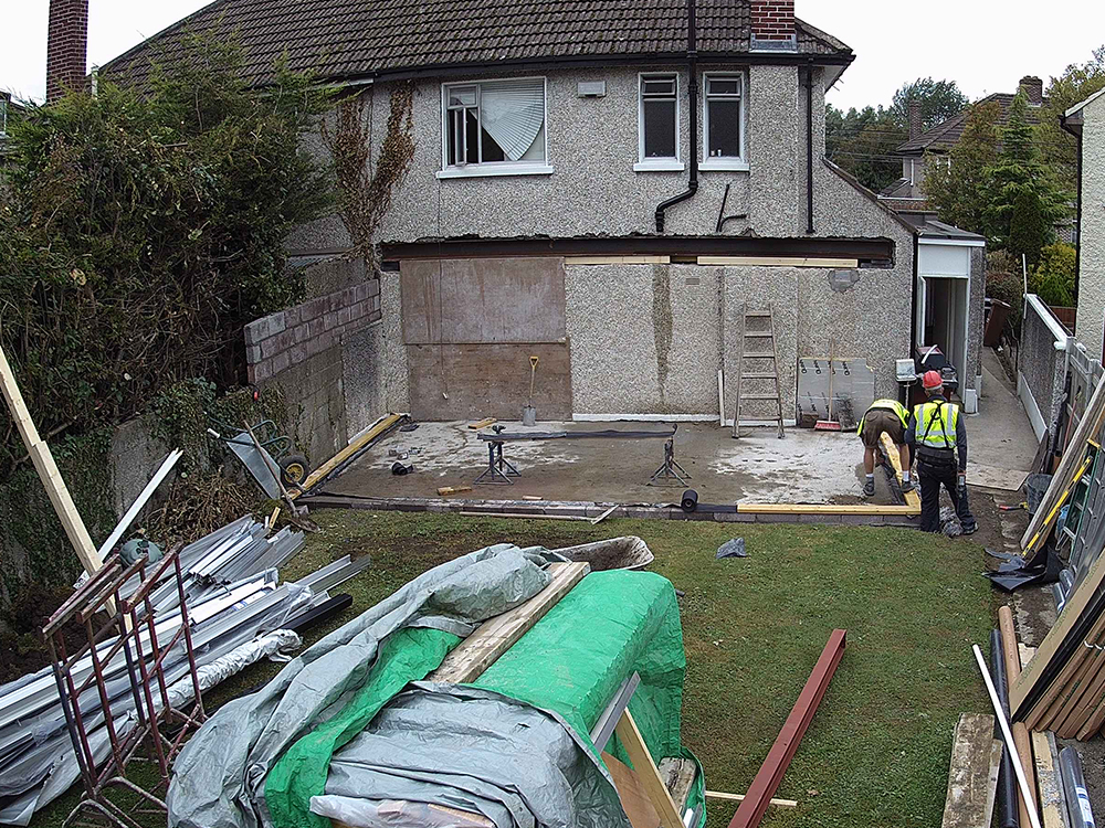 Guardian Home Extension - Build Diary Dublin - Week One - Celuplast
